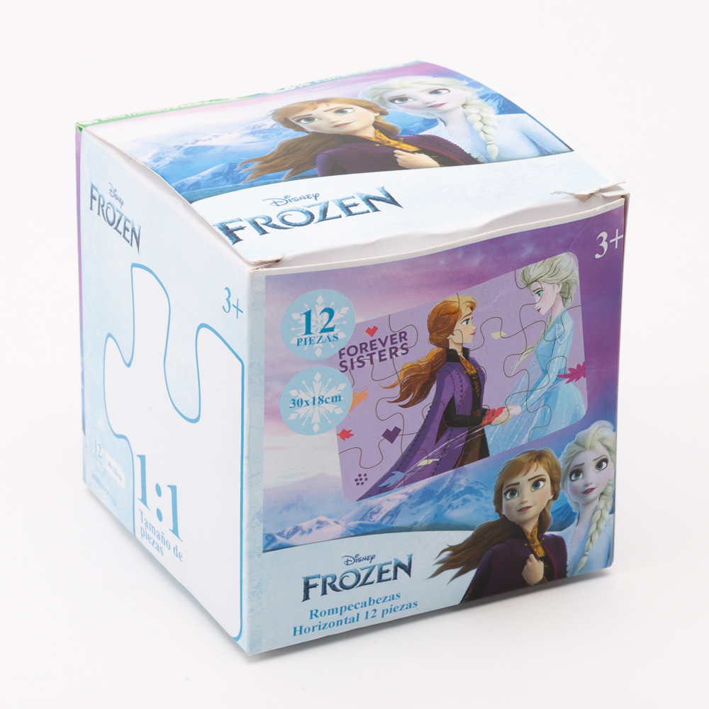 Rompecabeza horizontal Frozen 12pzas +3a
