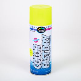 Pintura spray amarillo fluorescente