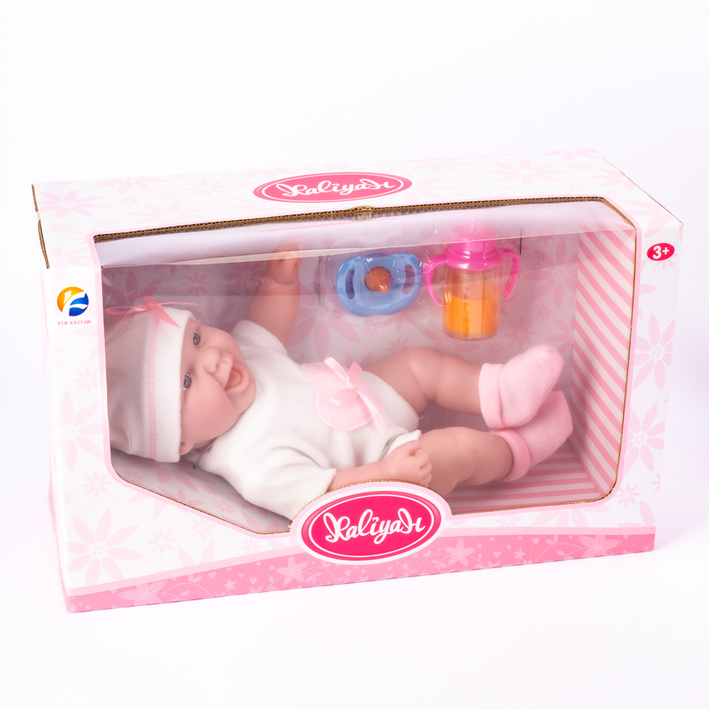 Muñeca plastica con chupon +3a