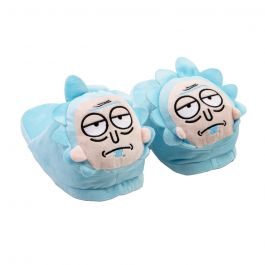Pantufla afelpada Rick 28cm celeste