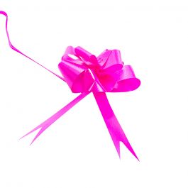 Lazo liso 22mm 6pzas fucsia