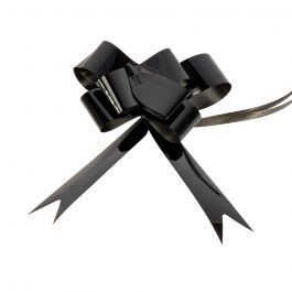 Lazo liso 6pzas negro