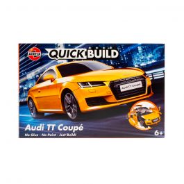 Carro plástico Audi armable 59x185mm amarillo