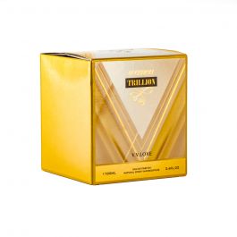 Colonia para dama trillion 100ml dorado