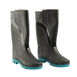 Bota de hule total negra 46