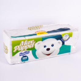 Servilleta Max Pappel 23.5x29.5cm 300g blanco