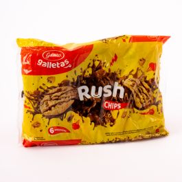 Galleta Gallito rush chipps 6und 252g