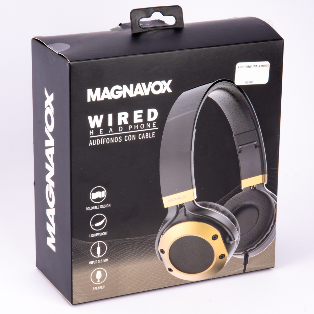 Audífono inalámbrico Magnavox conector 3.5mm cable 1.5m