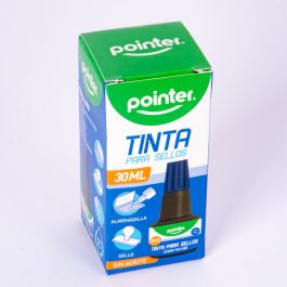 Tinta para sello Pointer sin aceite 30ml azul