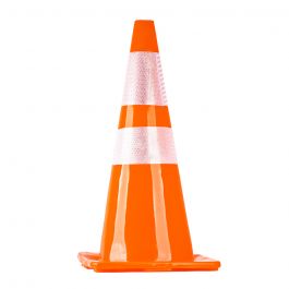 Cono tránsito pvc 70cm naranja