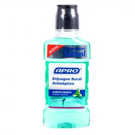 Enjuague bucal apro 500ml menta verde