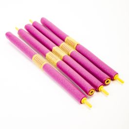 Rulo foam rizados 5und fucsia