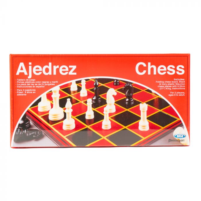 Juego mesa ajedrez 2 jugadores +8a