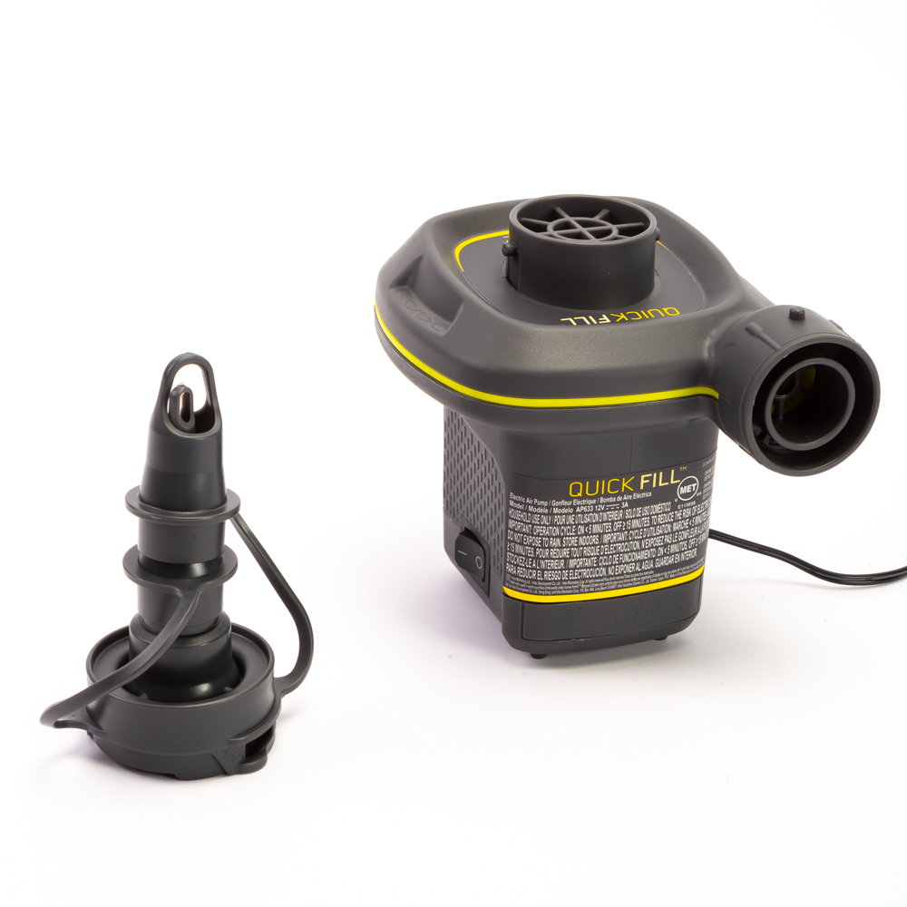 Inflador eléctrico Intex auto 480l/min 110-120v