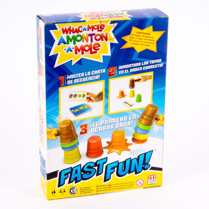 Juego mesa Mattel fast fun std +3a