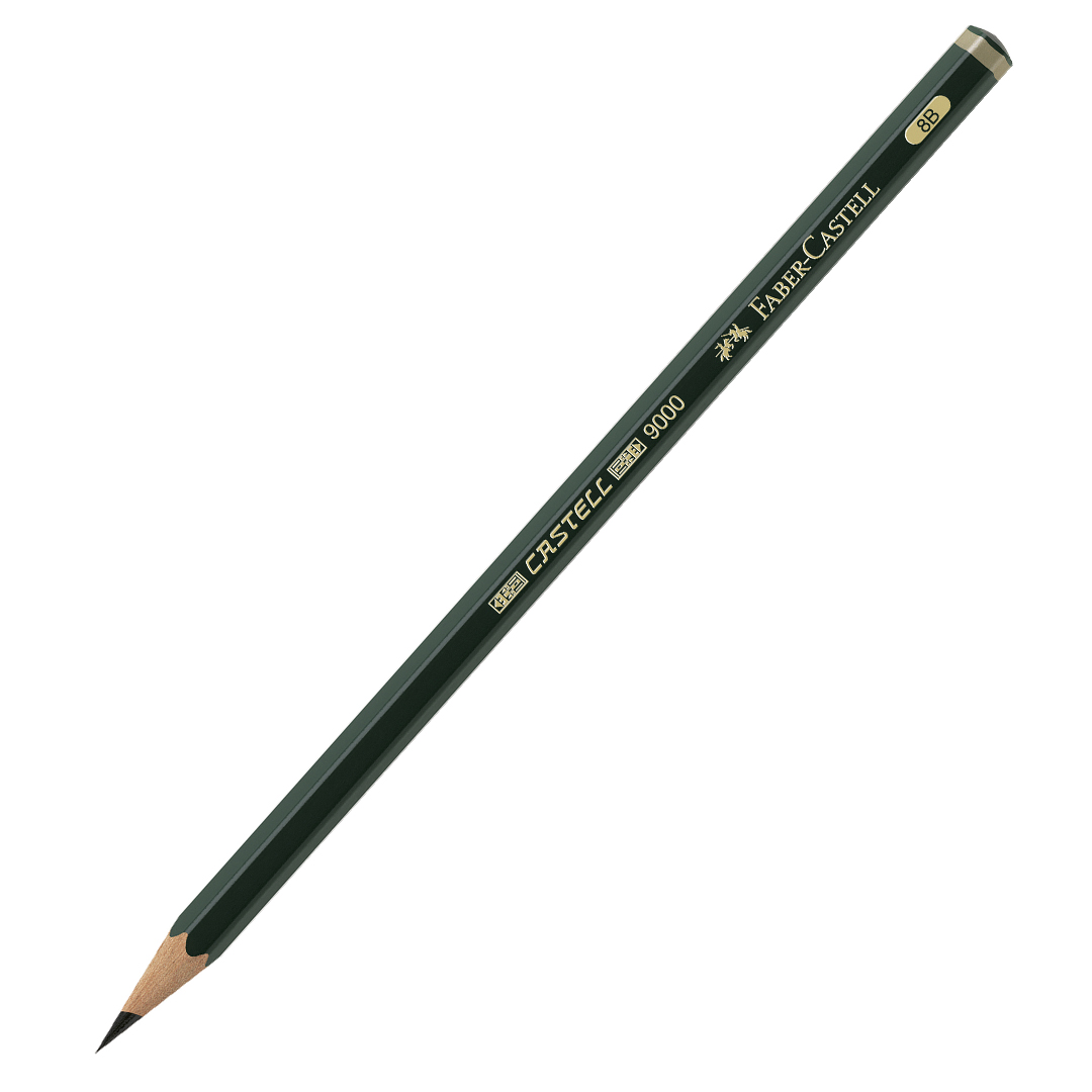 Lápiz grafito Faber Castell diseno 9000 8b