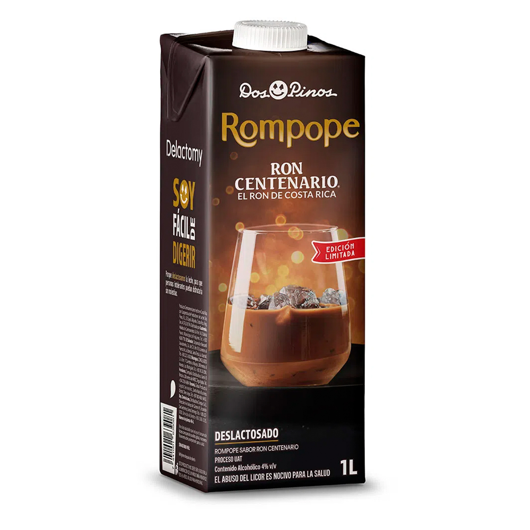 Rompope ron Centenario Dos Pinos 946ml