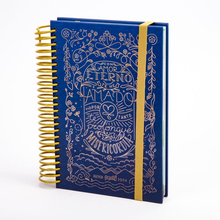 Agenda Pechi 2024 espiral amor eterno agd62