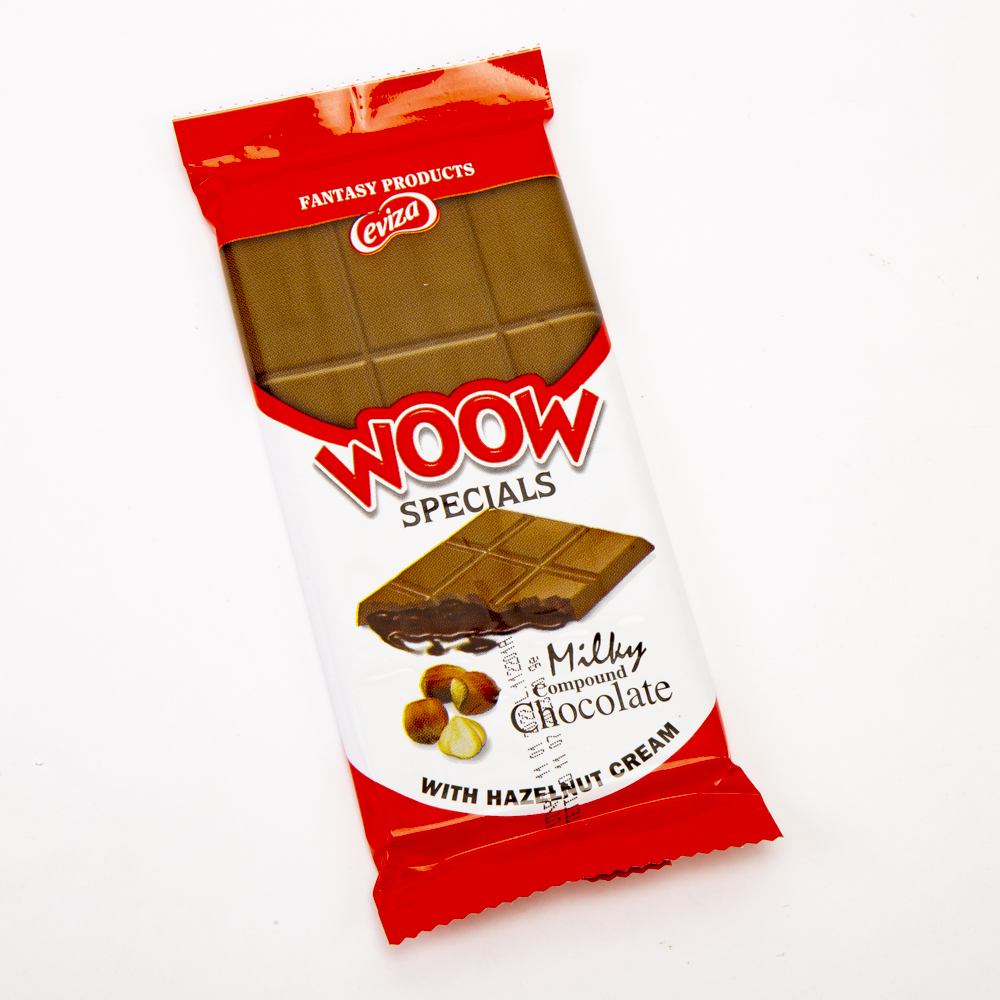 Chocolate Eviza woow avellana 70g